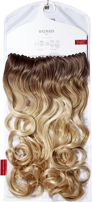 Balmain Clip-In 60 cm. Complete Hairextensions Memory®hair, kleur DUBAI ...