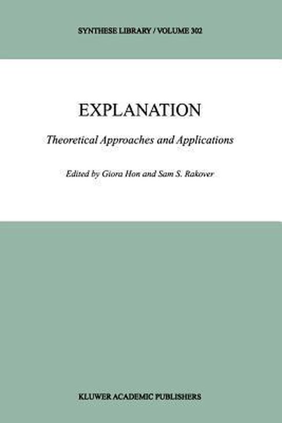 Synthese Library- Explanation | 9789048158270 | Giora Hon | Boeken | bol