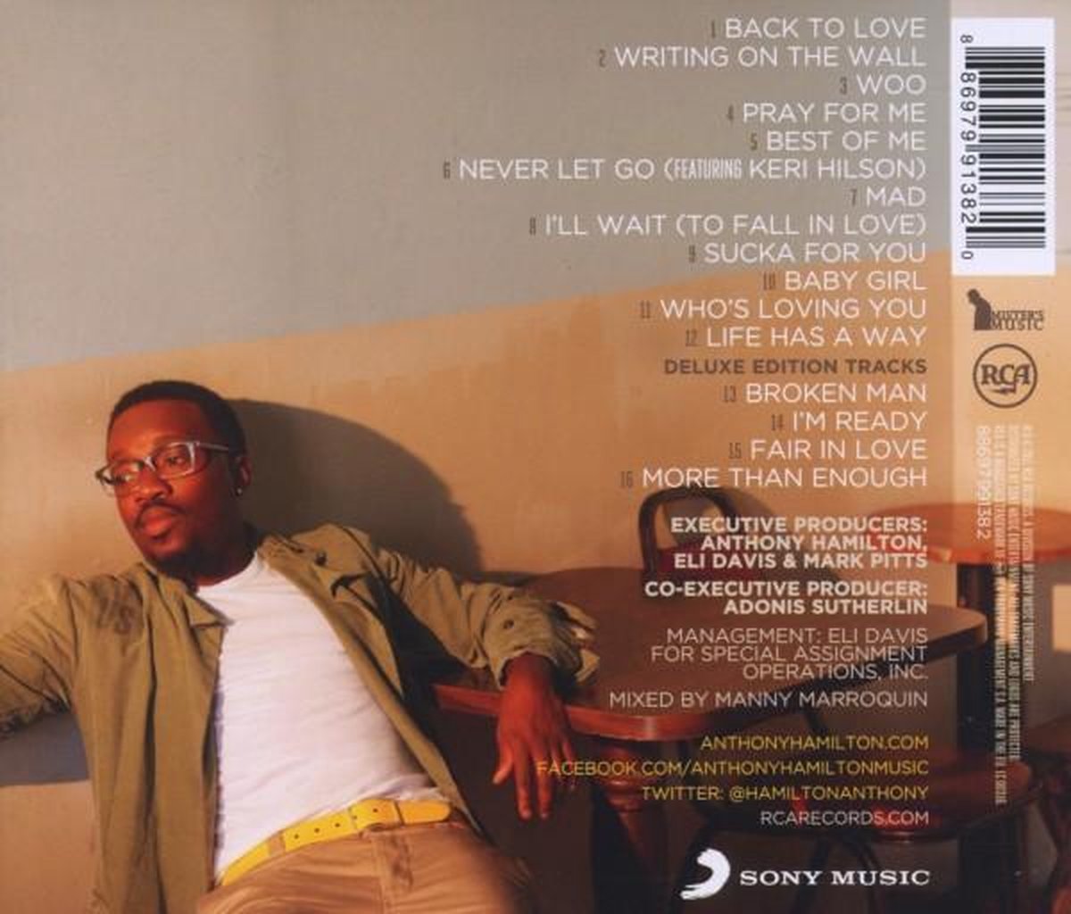 Back To Love - Hamilton Anthony, Anthony Hamilton | CD (album) | Muziek ...
