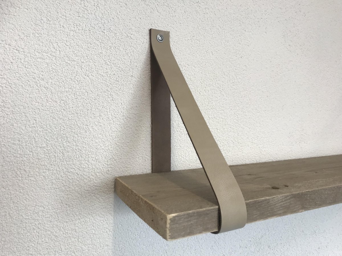 leren plankdragers ecru. Plankendragers Echt ecru leer – Perfect voor ...