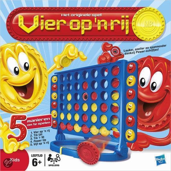 Vier op 'n Rij Deluxe - Opeen Rij Mag | bol