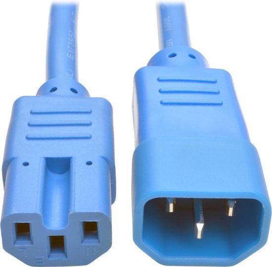 Tripp Lite P018-003-ABL electriciteitssnoer Blauw 0,9 m C14 stekker C15 ...