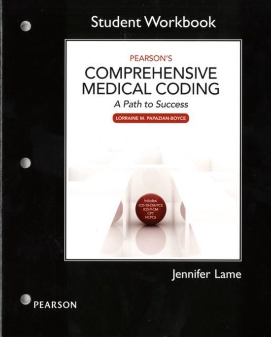 Workbook for Pearson's Comprehensive Medical Coding | 9780133800210 ...