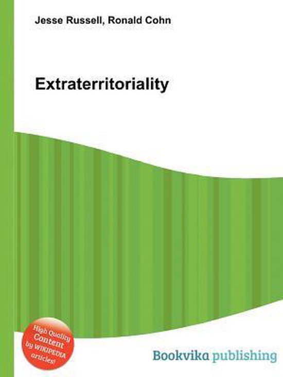 Extraterritoriality | 9785510985429 | Boeken | bol.com