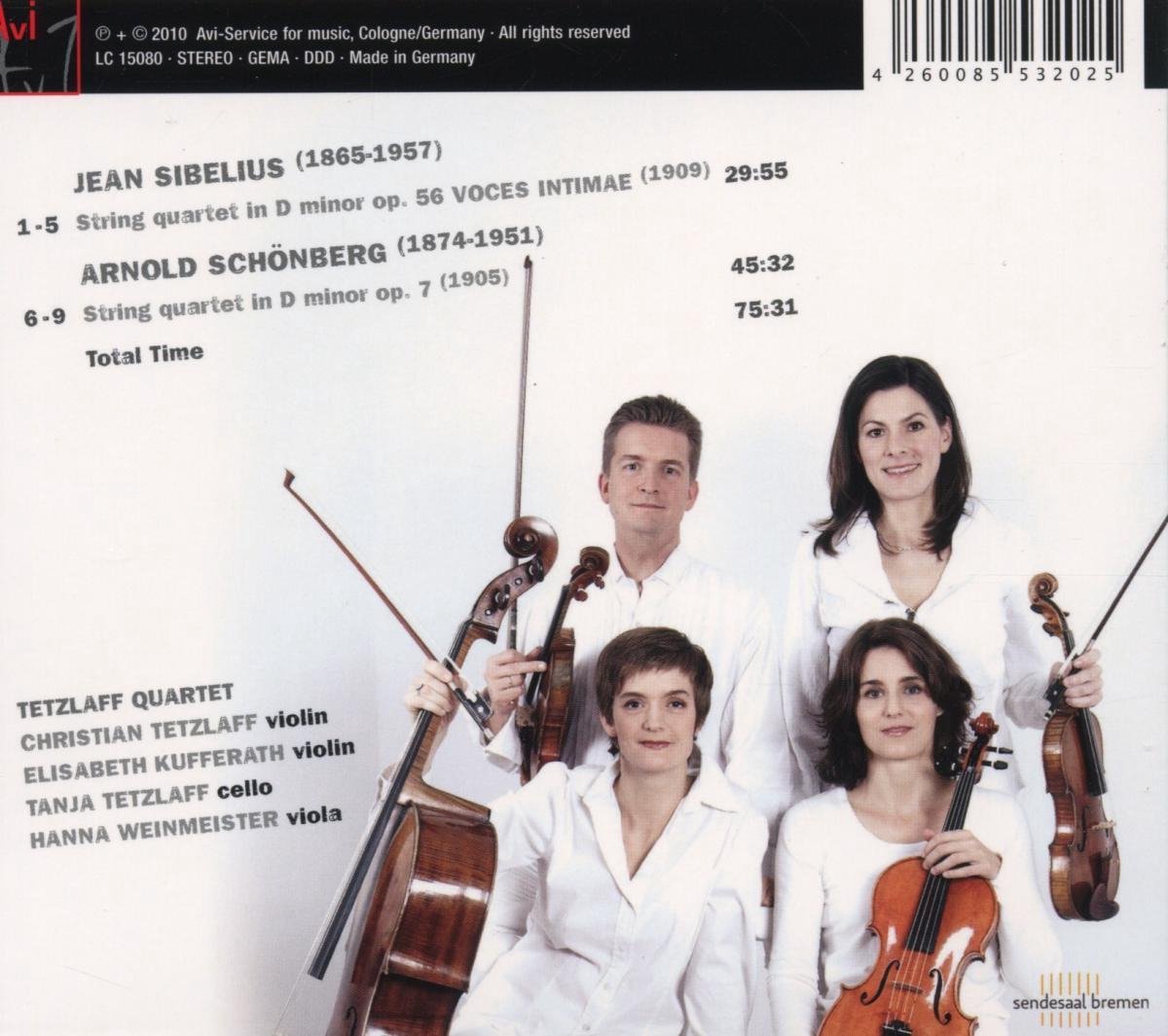 Sibelius/Schonberg/String Quartets, Schonberg | CD (album) | Muziek | bol.com