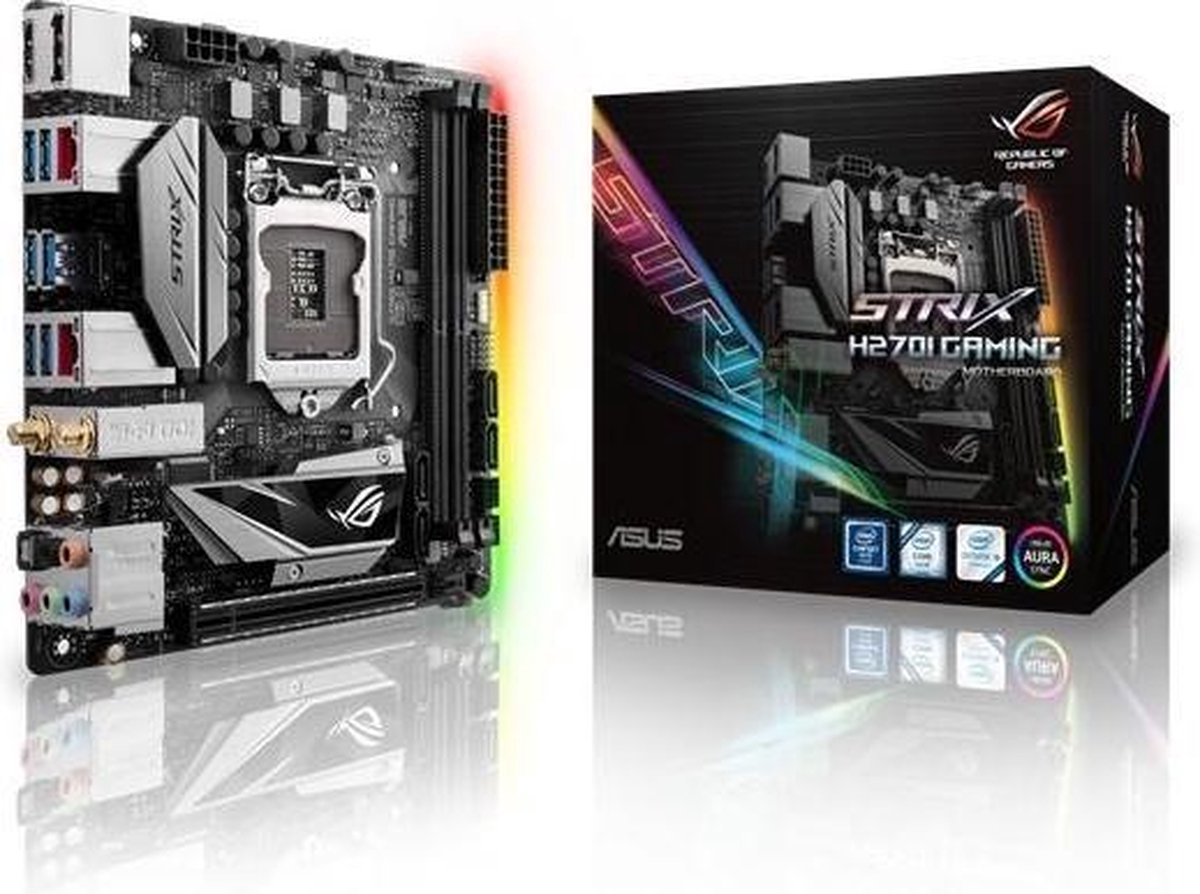 ASUS STRIX H270I GAMING LGA 1151 (Socket H4) Intel® H270 Mini ITX | bol.com