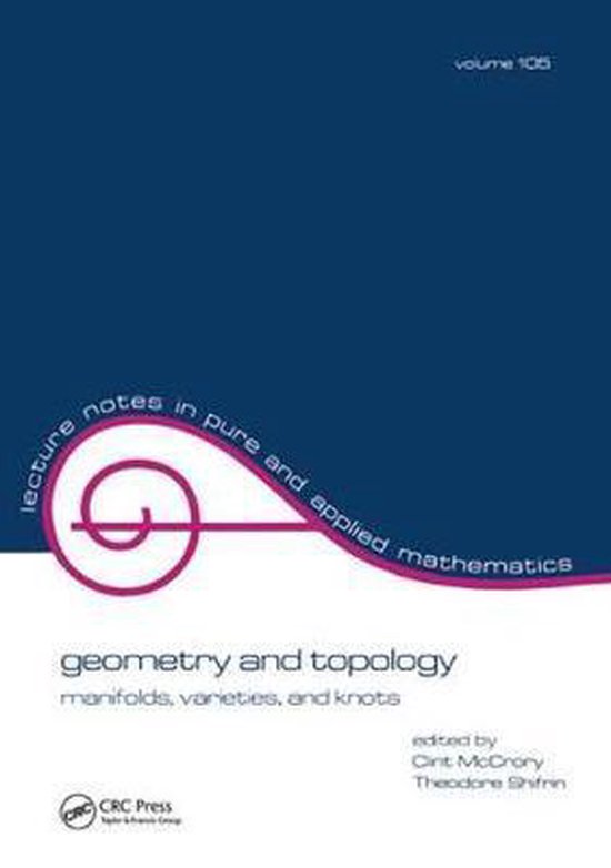 Lecture Notes in Pure and Applied Mathematics- Geometry and Topology ...