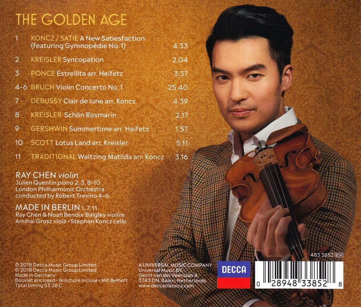 The Golden Age, Ray Chen | CD (album) | Muziek | bol.com