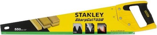 Stanley Universeel Zaag HD 550mm - 7T/inch | bol