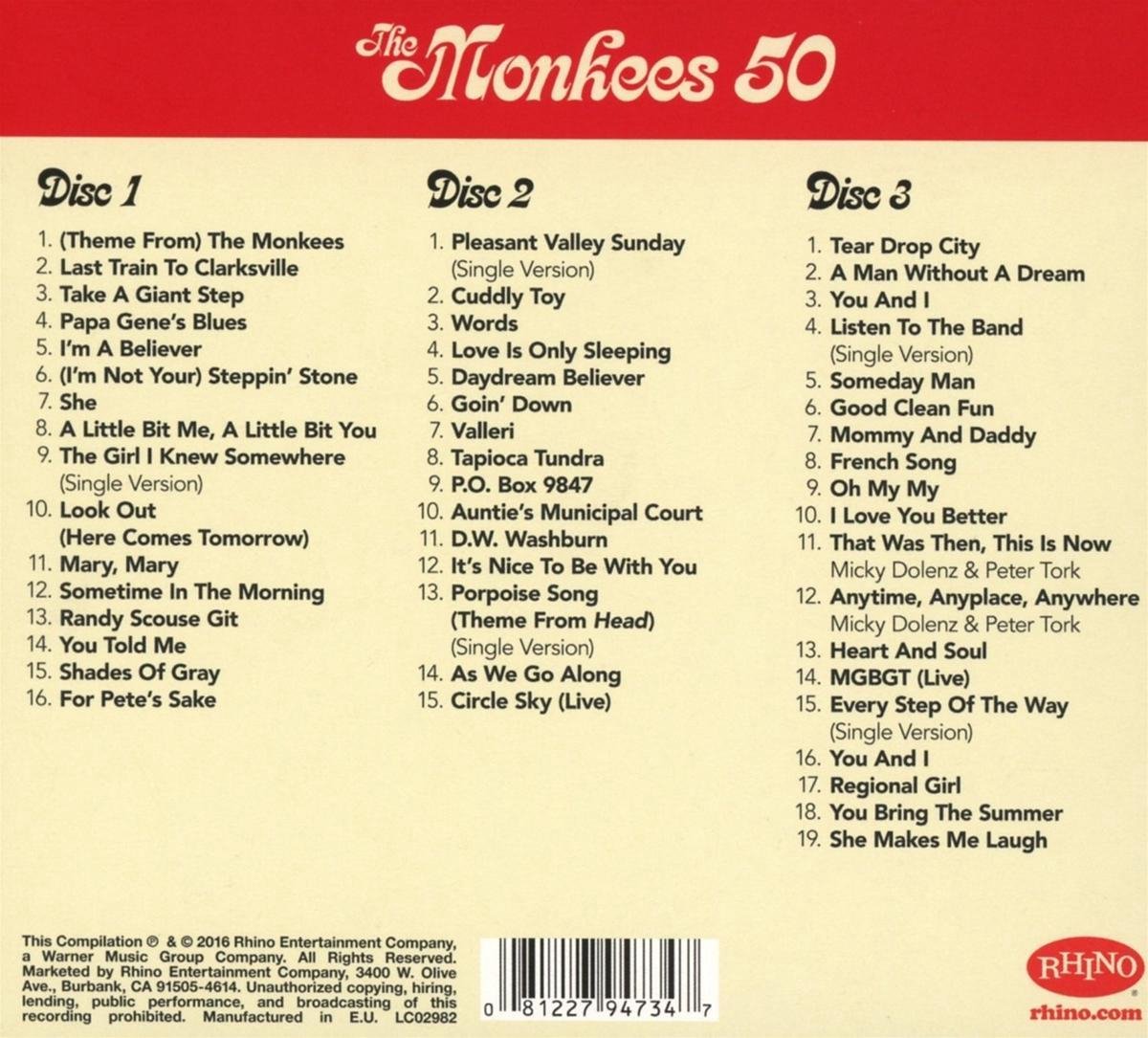 Monkees The - The Monkees 50, The Monkees | CD (album) | Muziek | bol