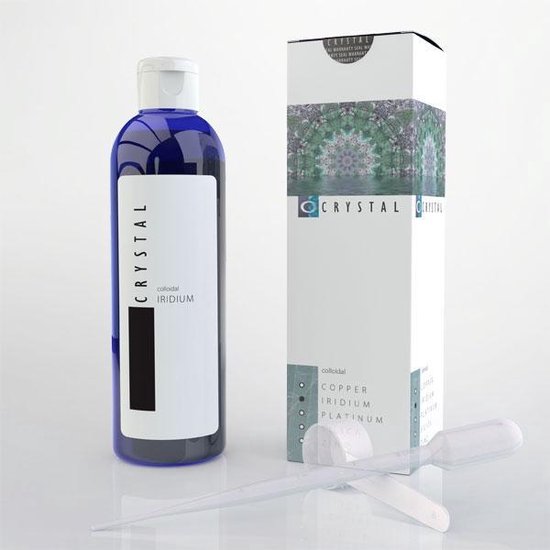 Colloidaal iridium - Crystal Colloidals - 200 ml + pipet en lepeltje ...