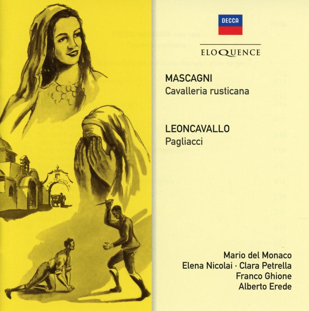 Mascagni: Cavalleria Rusticana / Leoncavallo: Pagliacci, Alberto Erede ...