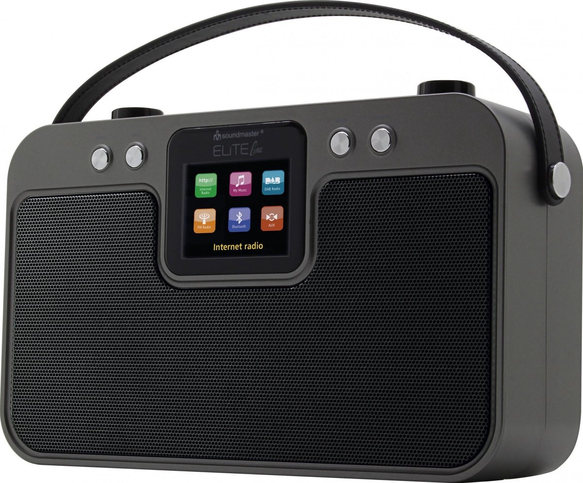 Soundmaster Elite Line radio Internet Digitaal Zwart | bol