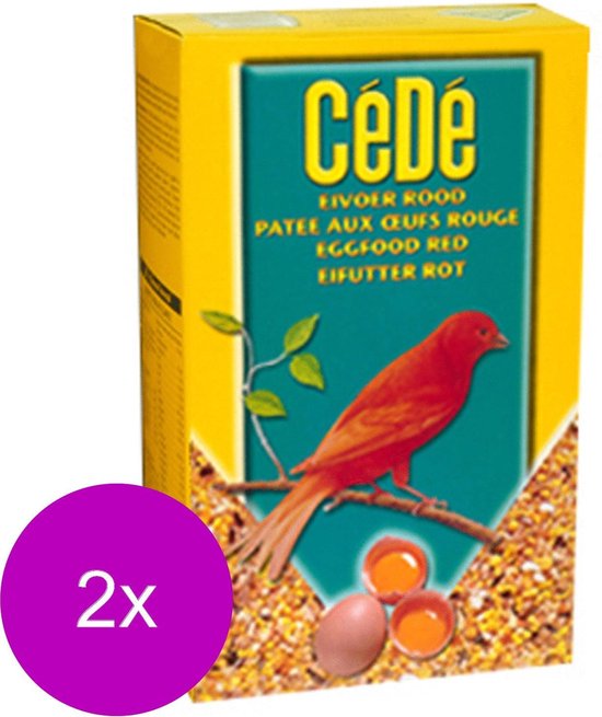 Cede Eivoer Rood - 2 St à 1 kg - Vogelvoer | bol