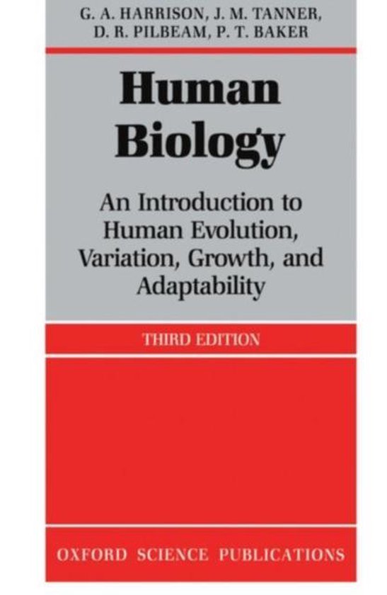 Human Biology | 9780198541431 | G. A. Harrison | Boeken | bol.com