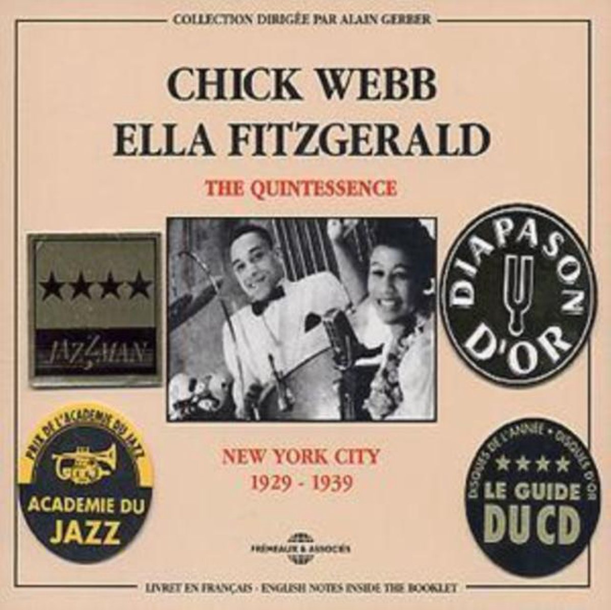 Chick Webb & Ella Fitzgerald - The Quintessence: New York City 1929 ...