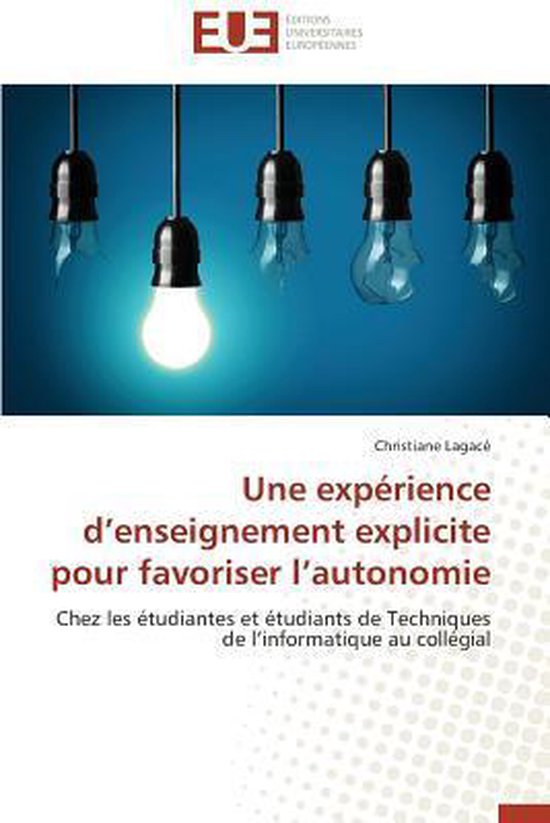 Omn.Univ.Europ.- Une Expérience D Enseignement Explicite Pour Favoriser L Autonomie,... | bol.com