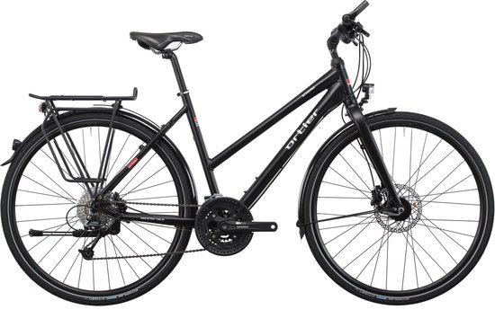 Ortler Bergerac toerfiets dames zwart Framemaat 50 cm | bol.com