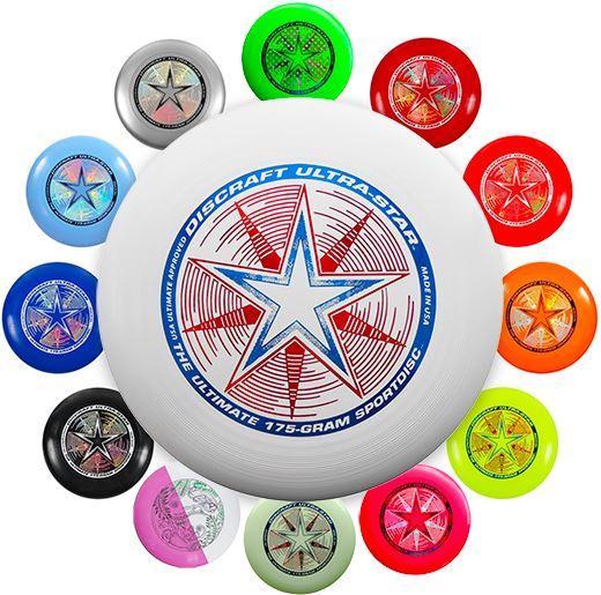 Discraft UltraStar - Frisbee - Donker Blauw - 175 gram | bol.com