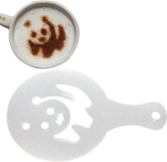 bol.com | Cappuccino sjabloon - Herbruikbaar Barista Set - Cacao ...