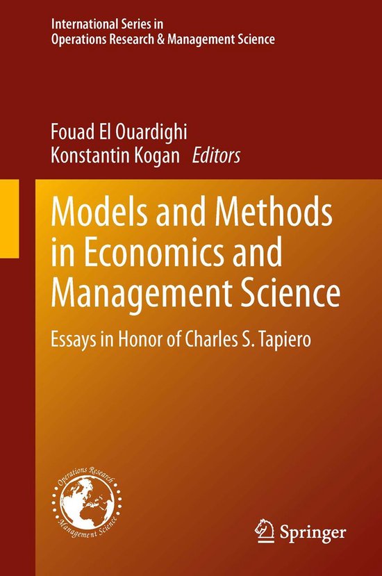 International Series in Operations Research & Management Science 198 - Models and... | bol.com