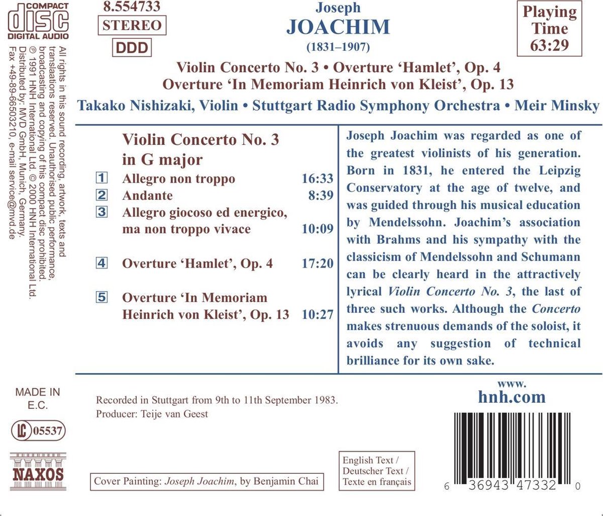 Takako Nishizaki - Violin Concerto No. 3 (CD), Meir Minsky | Muziek ...
