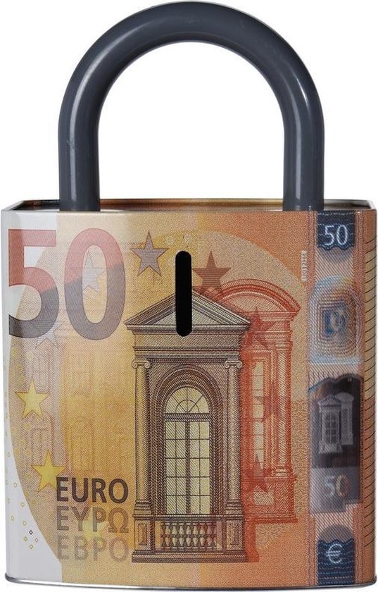 Oranje spaarpot 50 euro biljet 25 cm | bol.com