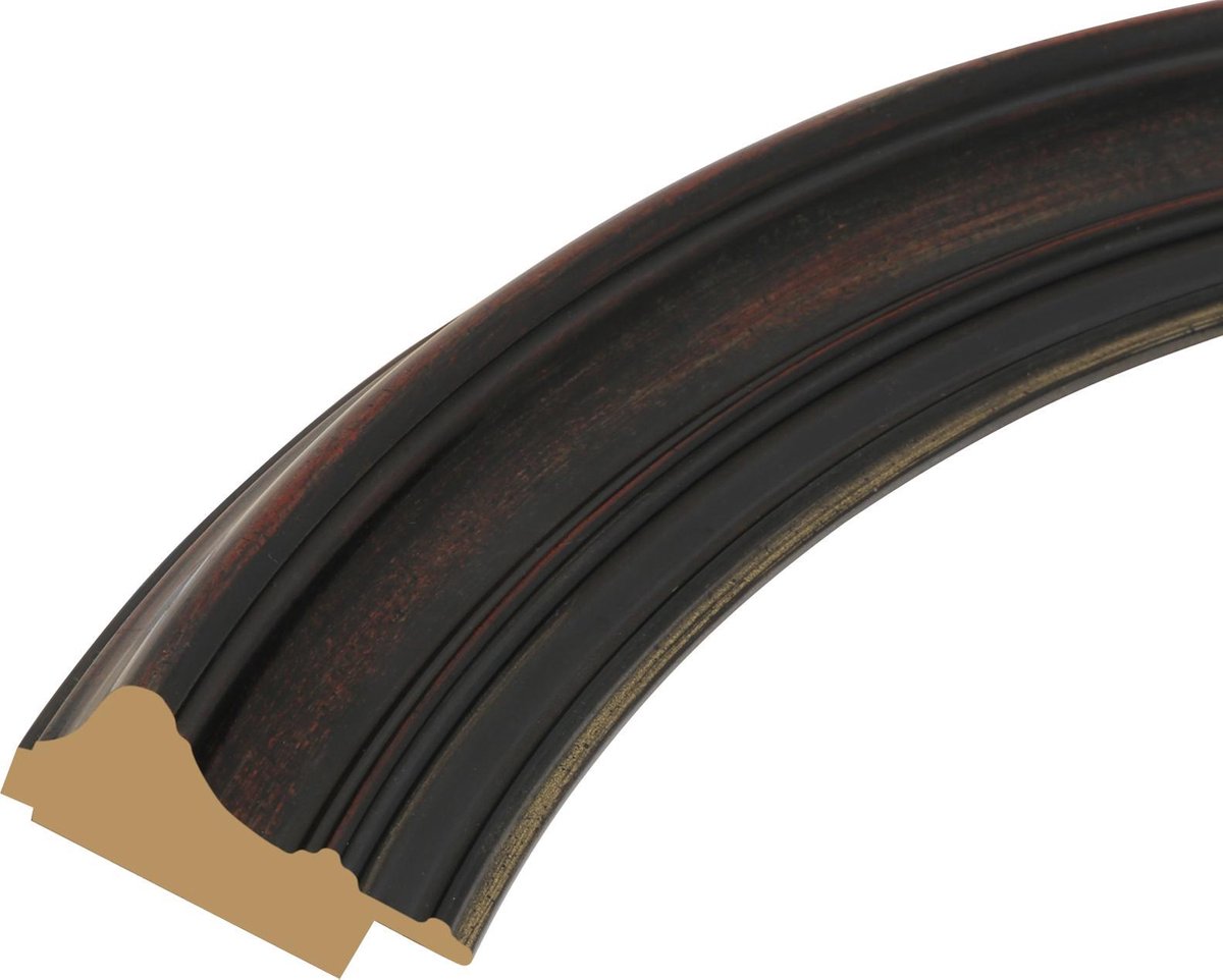 Deknudt Frames ovale noir photo classique taille 30x40 cm | bol.com