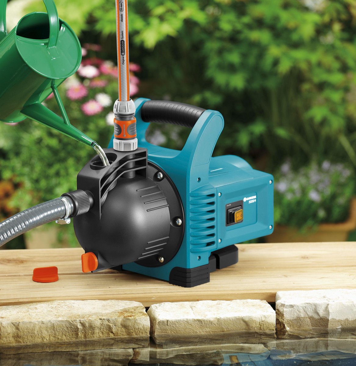 GARDENA - Classic Besproeiingspomp 3000/4 Compleet - Waterpomp - incl ...