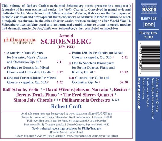 Rolf Schulte, David Wilson-Johnson, Philharmonia Orchestra, Robert ...