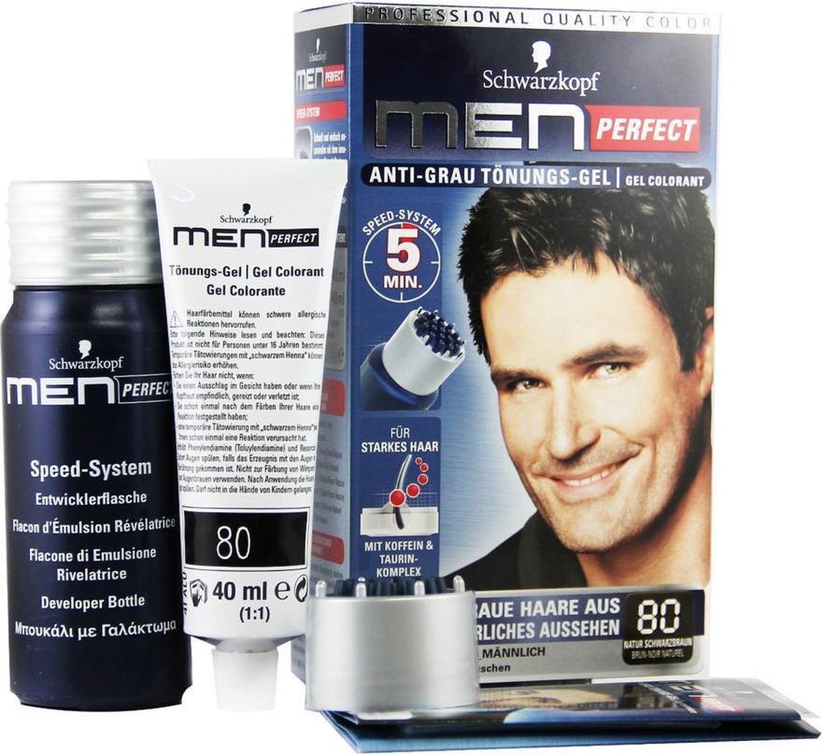Schwarzkopf Men Perfect 80 haarkleuring Zwart | bol.com