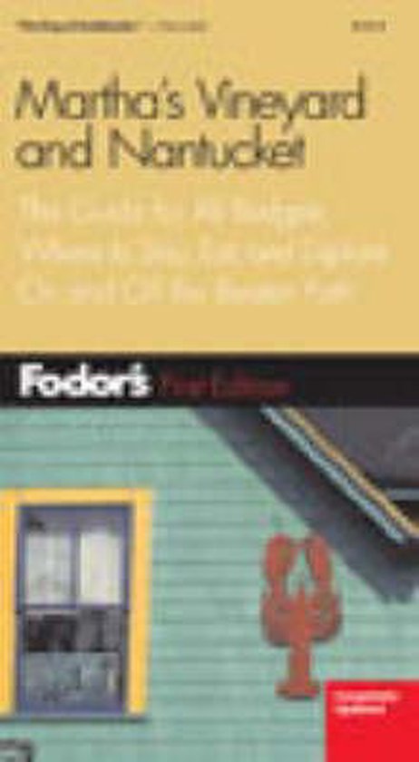 Martha's Vineyard And Nantucket, Eugene Fodor | 9781400012800 | Boeken ...