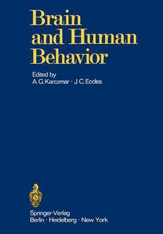 Brain and Human Behavior | 9783642952036 | Boeken | bol.com