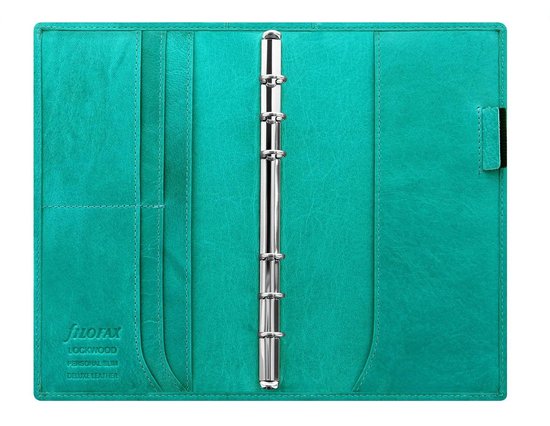 Filofax Personal Slim Lockwood Aqua Orga | 5015142250393 | Boeken | bol.com