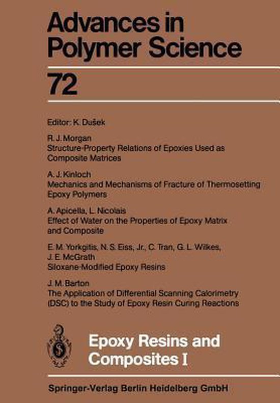 Advances in Polymer Science- Epoxy Resins and Composites I ...