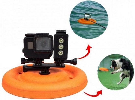 Frisbee met GoPro / Actiecamera mount | bol.com