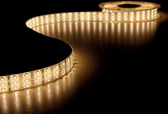 Flexibele Led Strip - Warmwit 3500K - 900 Leds - 5M - 12V | bol.com