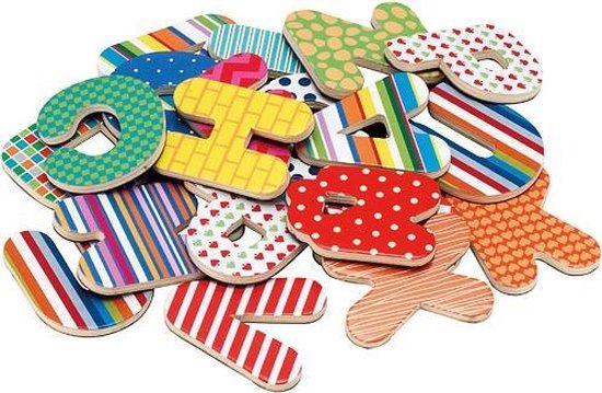 Magneet Letters Hout - Imaginarium - 36 Stuks - Met Tasje | Games | bol