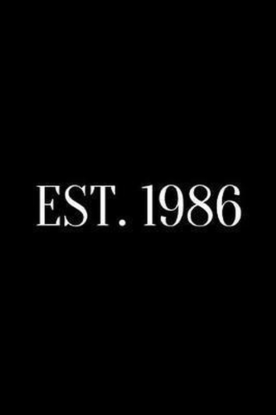 Est. 1986, Established Millennials | 9781729566046 | Boeken | bol