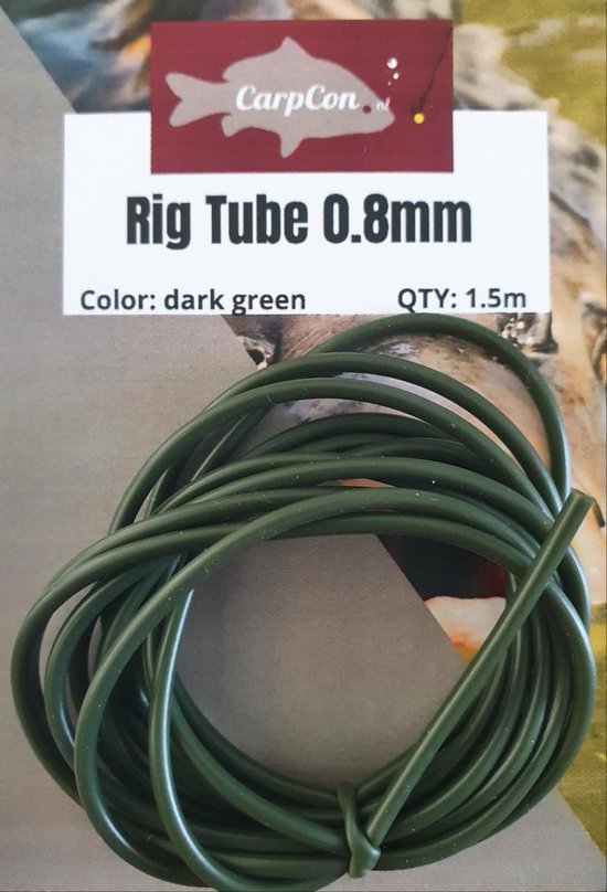 Rig Tube Green - 1.5m - Silicone Rig Tubing - Karper Onderlijn | bol.com