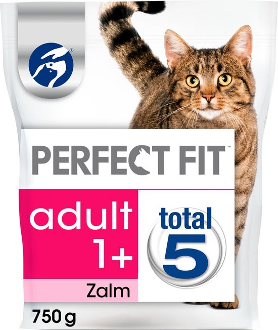 Perfect Fit Adult 1+ Katten Droogvoer - Zalm - 4 x 750 gr | bol