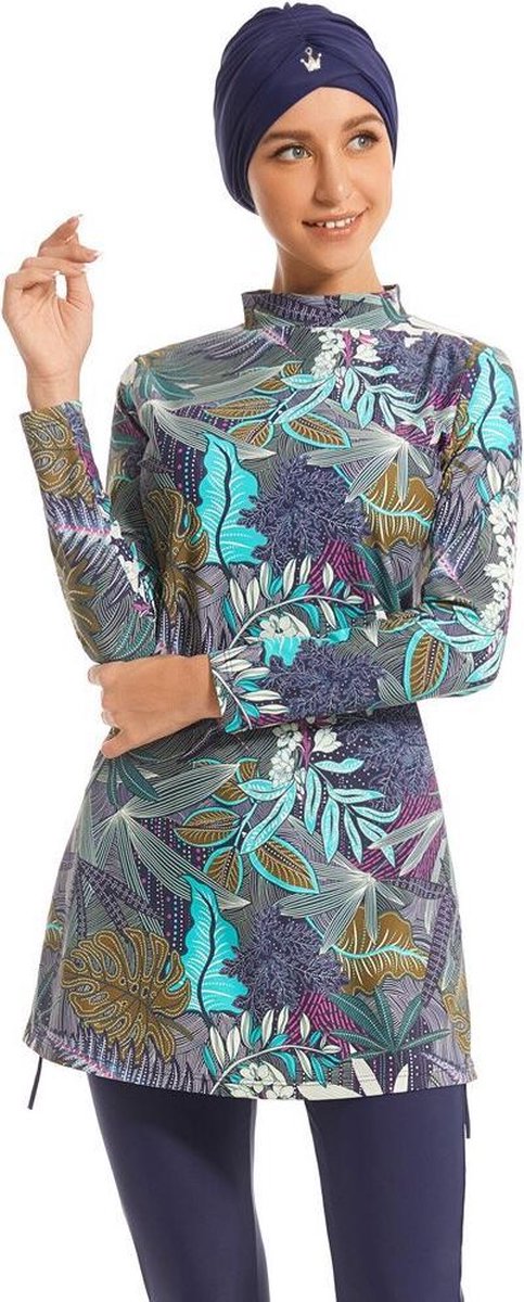 Nezr® Burkini Islamitisch Zwempak - Zwempak Dames - Boerkini Moslima ...
