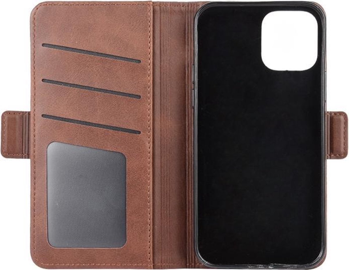 Apple iPhone 12 Pro Max hoesje - MobyDefend Luxe Wallet Book Case ...