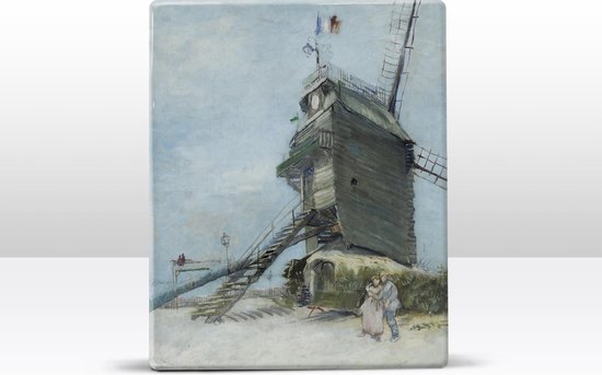 De Molen van la Galette - Vincent van Gogh - 19,5 x 24 cm - Niet van ...