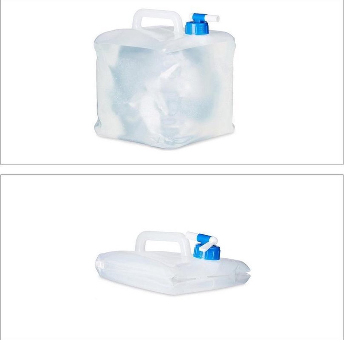 Opvouwbare watertank - watertank - opvouwbaar - met tapkraan ...
