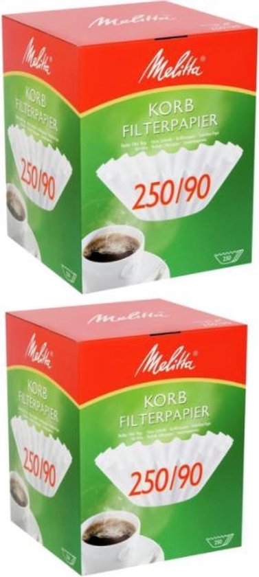 Bravilor Animo Melitta filters koffie - 2x doos a 250st - korffilters ...