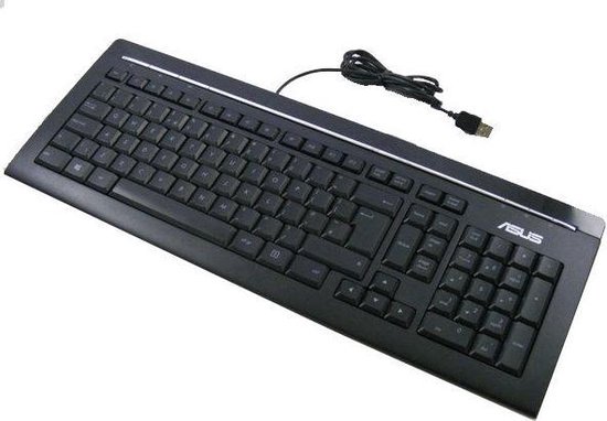 Asus USB Multimedia Keyboard Black | bol.com