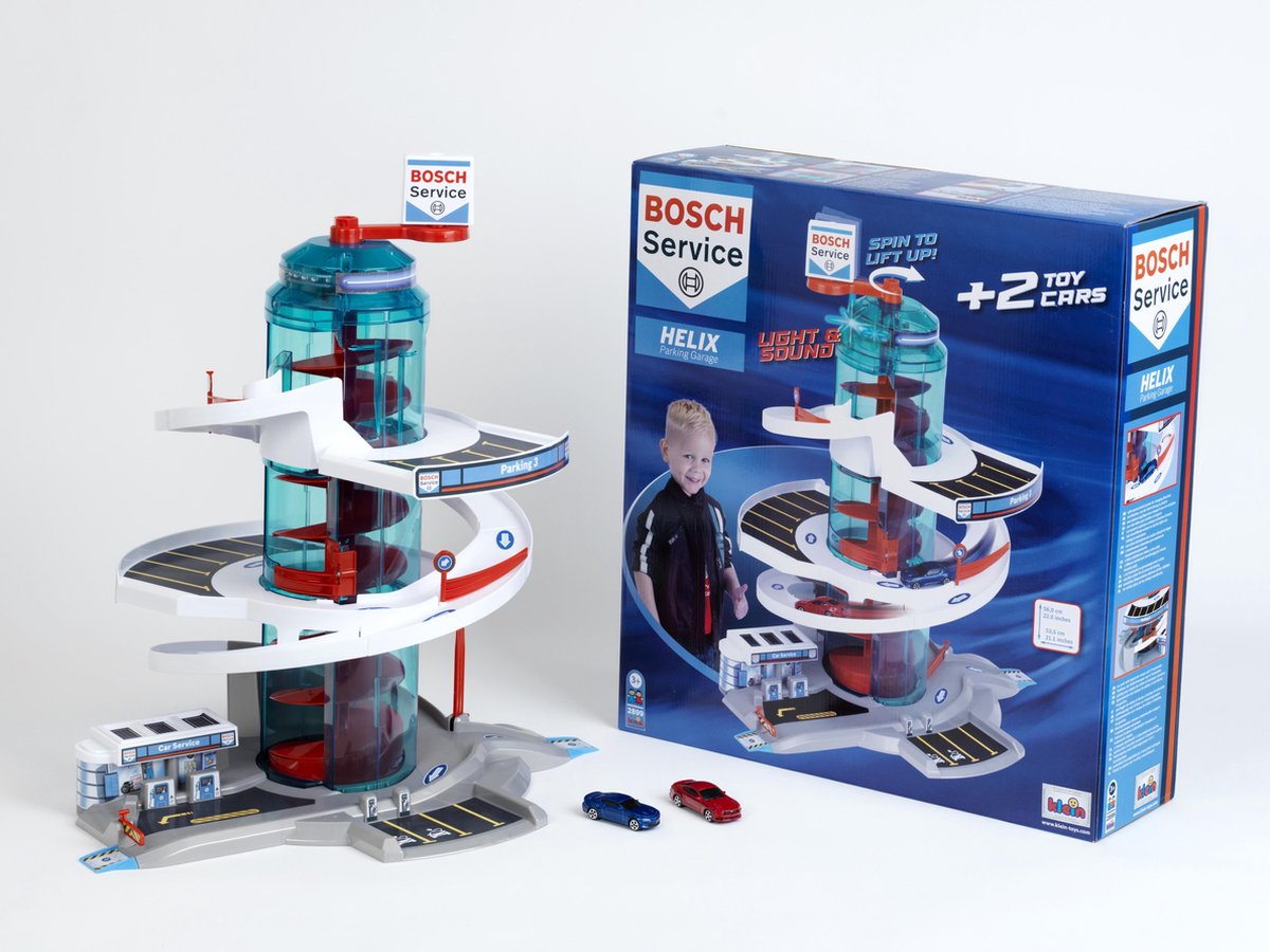 Bosch Car Service Helix - Speelgoed Parkeergarage | bol.com