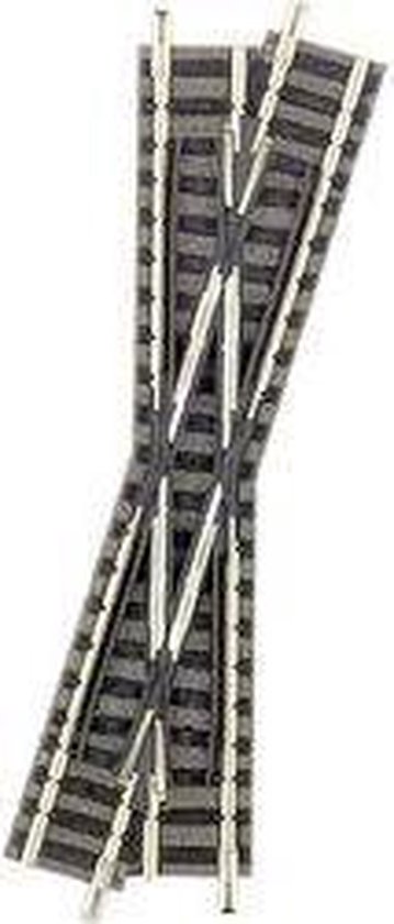 9163 N Fleischmann Piccolo (met ballastbed) Kruising, Rechts 111 mm 15 ° | bol