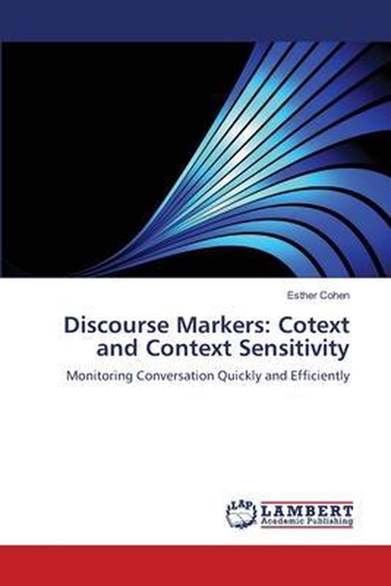 Discourse Markers | 9783659198250 | Esther Cohen | Boeken | bol.com